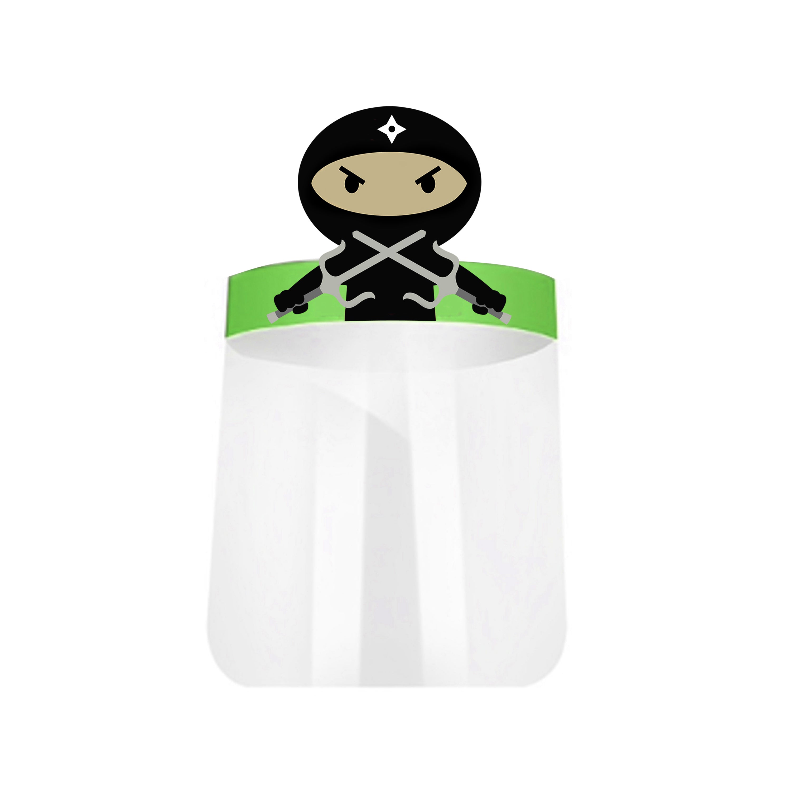 MiMM Kid's Face Shield - Ninja – Minimum and Maximum Inc.